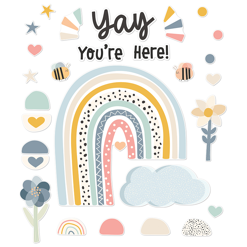 Carson Dellosa Education We Belong Yay You're Here! Bulletin Board Set ...
