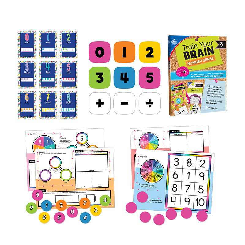 Carson Dellosa Education Math Teacher Classroom Bundle Grade 1