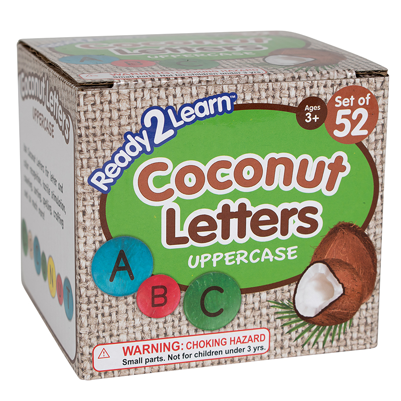 READY 2 LEARN™ Coconut Letters - Uppercase - Set of 52 - National ...