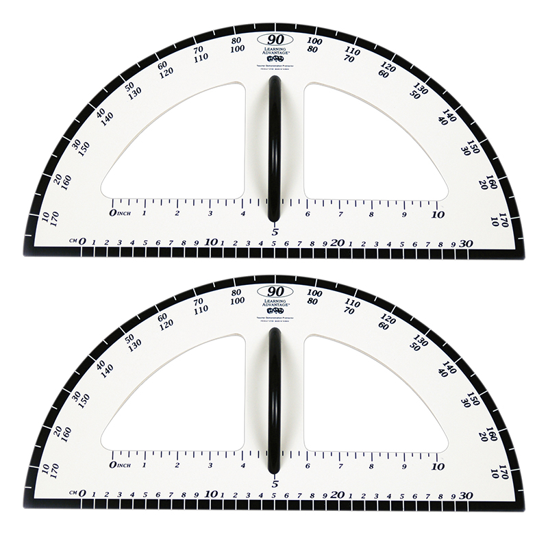 Learning Advantage® Dry Erase Magnetic Protractor, Pack of 2 - National ...