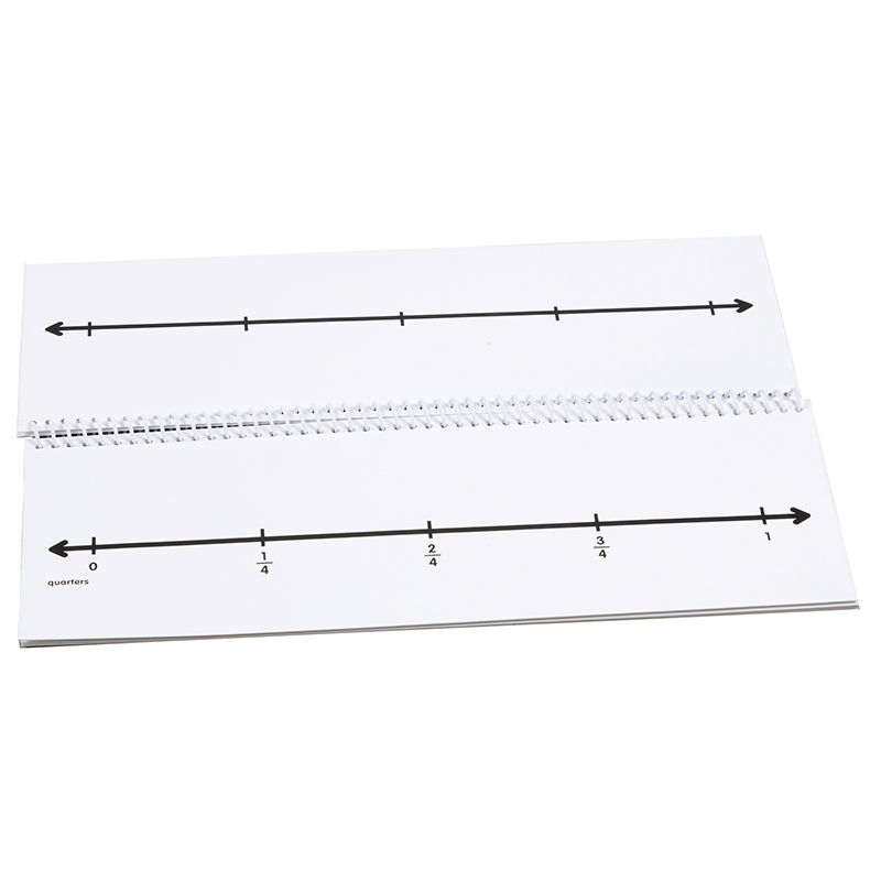 Didax® Fraction Number Line Flip Book - myghop