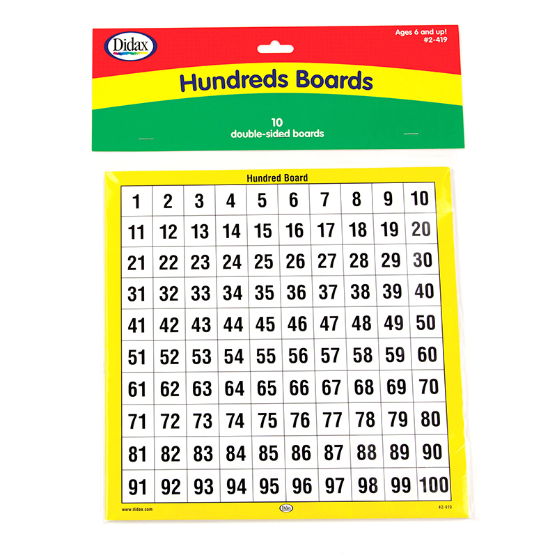 Hundreds Boards Set Of 10 - myghop