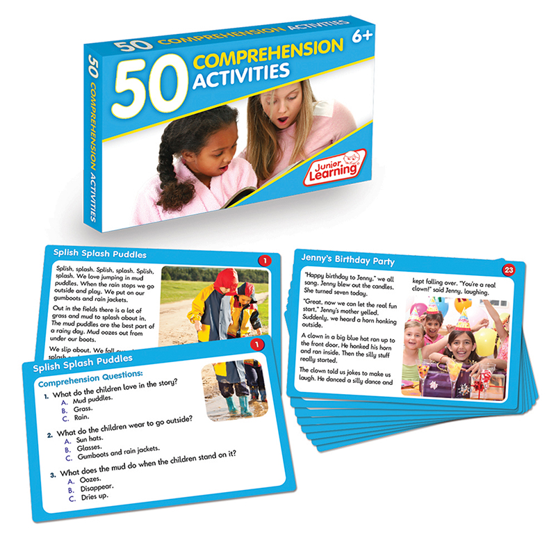 Language Arts Activity Cards Comprehension - The School Box Inc