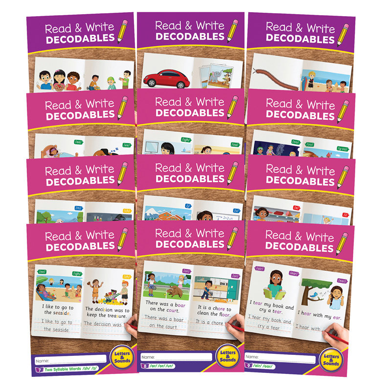 The Science of Reading Read & Write Decodables Set B - Zuma