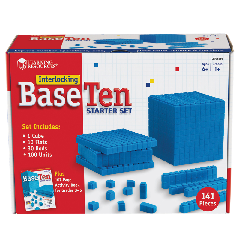 Interlocking Base Ten Starter Set - The School Box Inc