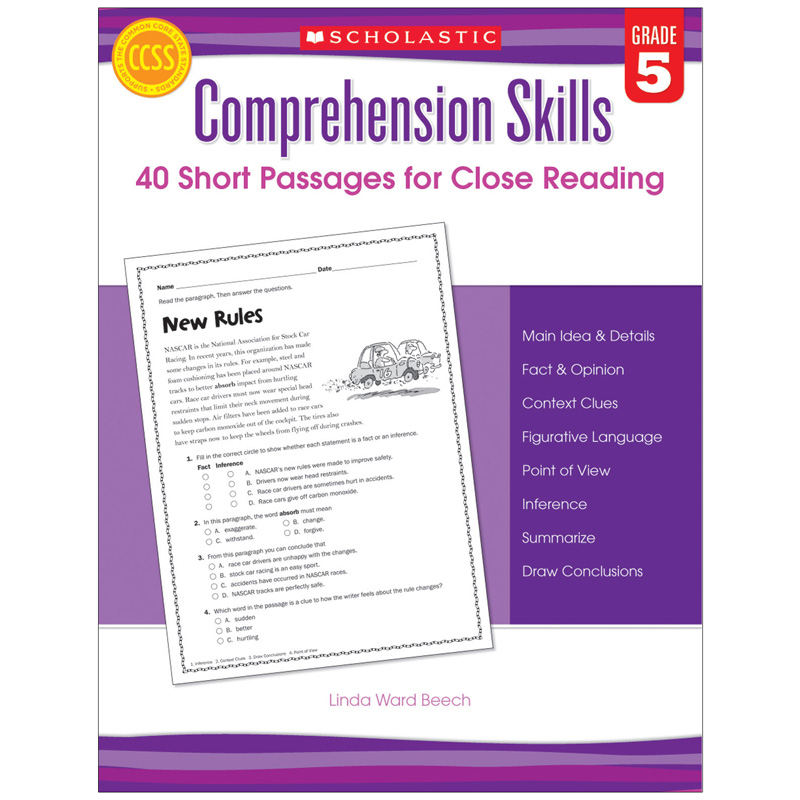 Reading Comprehension Workbooks | Reading Comprehension Practice - The ...
