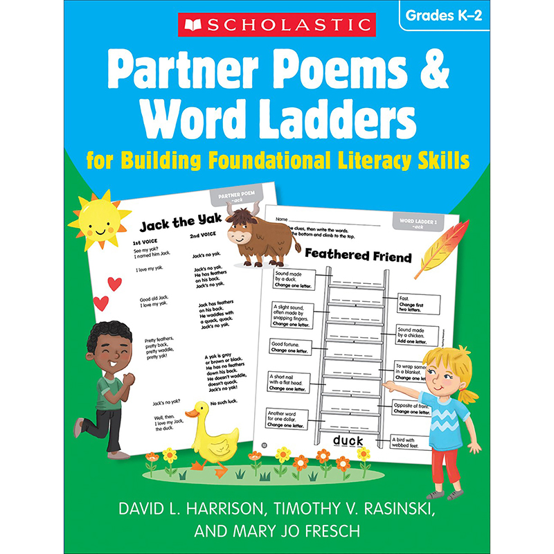 Scholastic Teaching Solutions Partner Poems & Word Ladders for Building ...