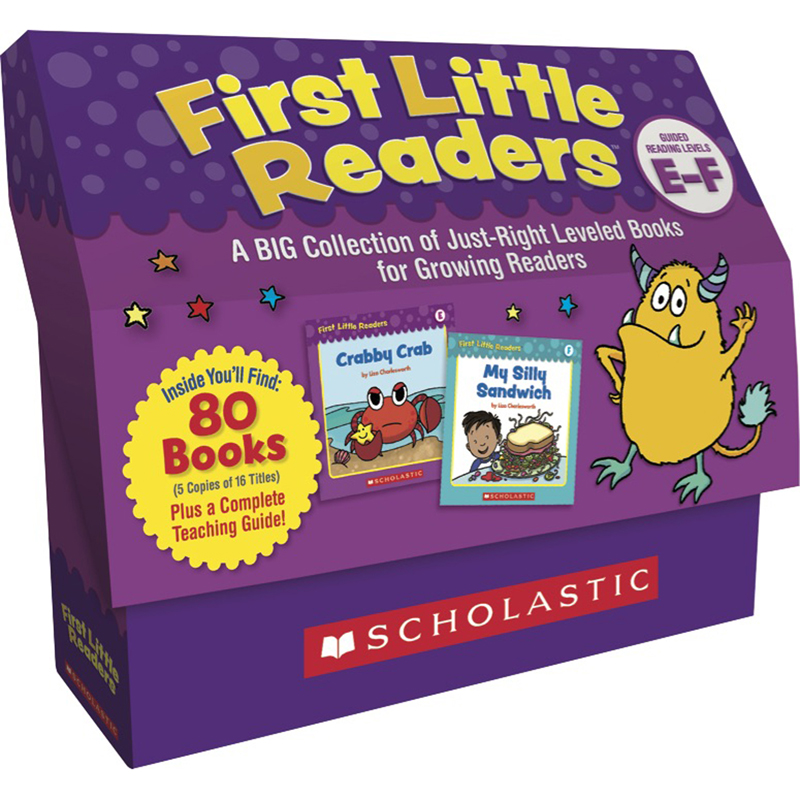 Scholastic First Little Readers Classroom Set: Levels E & F - TonerQuest