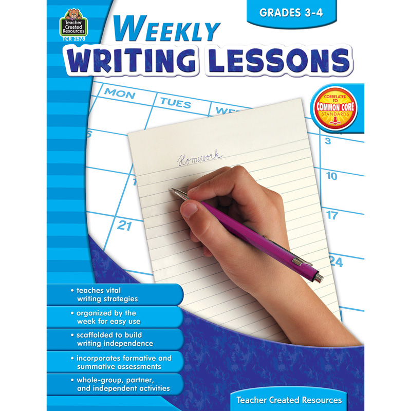 Weekly Writing Lessons Gr 3-4 - The School Box Inc
