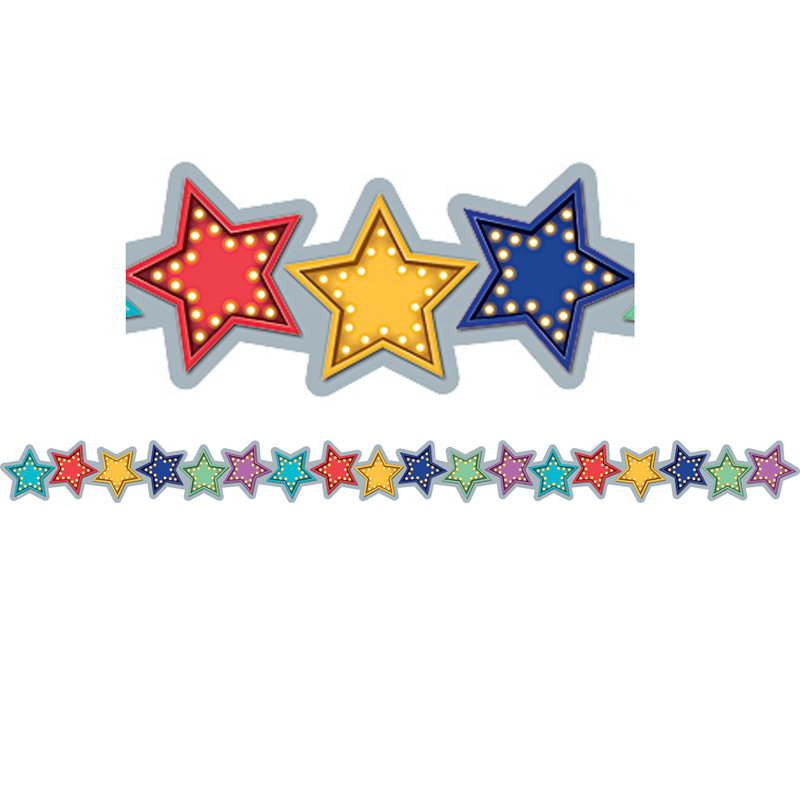 Marquee Stars Border - The School Box Inc