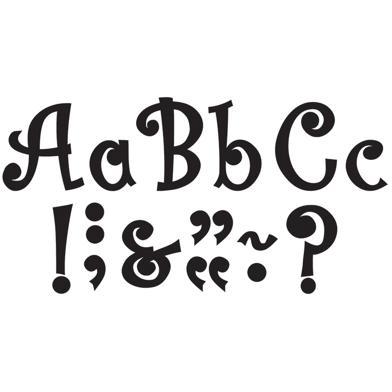 Pre-Cut Letters - The School Box Inc