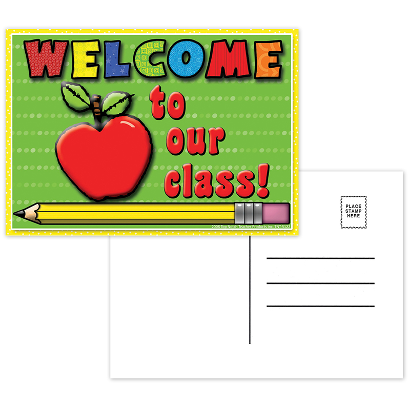 Welcome To Our Class Postcards 30pk The Knowledge Tree